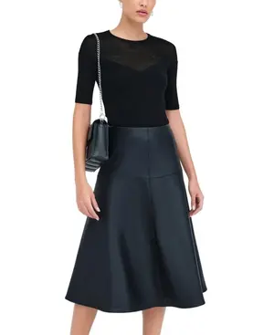 MARCELLA Lexi A-line Skirt - Black