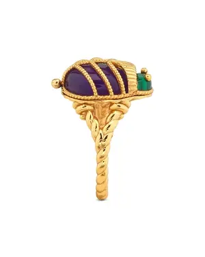 CAPUCINE DE WULF Scarab Petite Ring