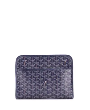 Goyard Mm Jouvence Toiletry Pouch Coated Canvas - Blue