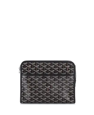 Goyard Mm Jouvence Toiletry Pouch Coated Canvas - Black