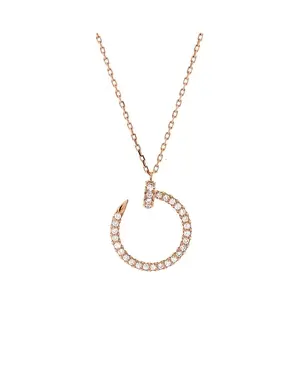 CARTIER Juste Un Clou Pendant Necklace - Pink