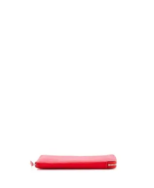 Hermès Long Azap Zip Around Wallet Chevre Mysore - Red