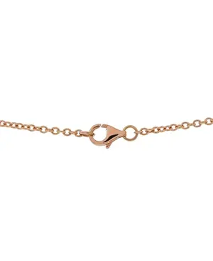 CARTIER Love Interlocking Necklace 18k Rose Gold, 17.25