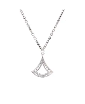 BVLGARI Divas' Dream Diamond Pendant Necklace - White