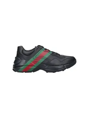 Gucci Rhyton Sneakers - Black