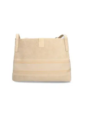 Balmain Release" Cotton Tote Bag - Beige
