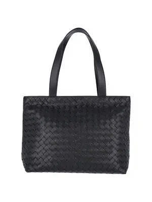 Bottega Veneta Intrecciato Small Tote Bag - Black