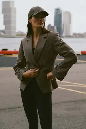 Alo Yoga Cinch Blazer Jacket - Olive Tree