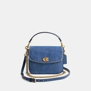 COACH Restored Cassie Crossbody Bag 19 - Brass/deep Blue
