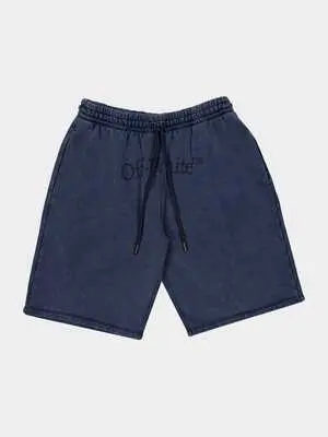 Off-White Bookish Mar Skate Cotton Sweatshorts
