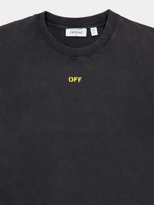 Off-White Fallen Caravaggio Skate Cotton T-shirt