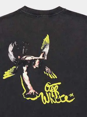 Off-White Fallen Caravaggio Skate Cotton T-shirt