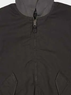 Balenciaga Hooded Standard Bomber Jacket In Anthracite