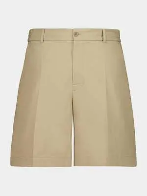 Moncler Seersucker Shorts - Beige