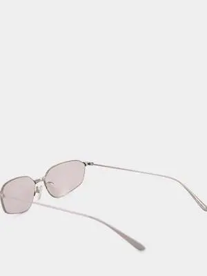 Balenciaga Invisible 2.0 Oval Sunglasses