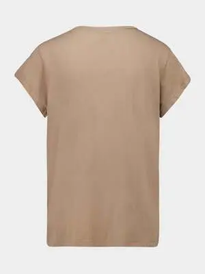 JAMES PERSE Cotton Deep V-neck T-shirt