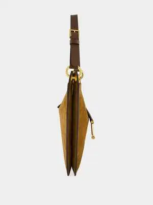 TOM FORD Small Tara Suede Crossbody Bag - Brown