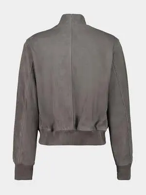 AMI Paris De Coeur Zipped Jacket - Grey