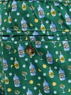 MC2 SAINT BARTH Nylon Swim Trunks With Print