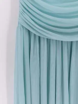 Retrofete Stretch Fabric Adele Long Dress - Green