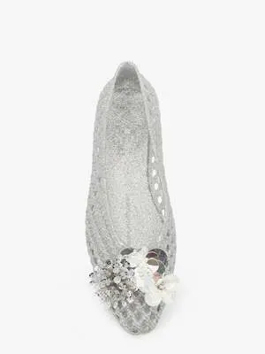 HEAVENLY JELLY Glitter Pvc Ballerinas