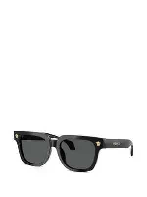 Versace Logo Square-frame Sunglasses