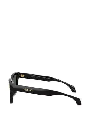 Versace Logo Square-frame Sunglasses
