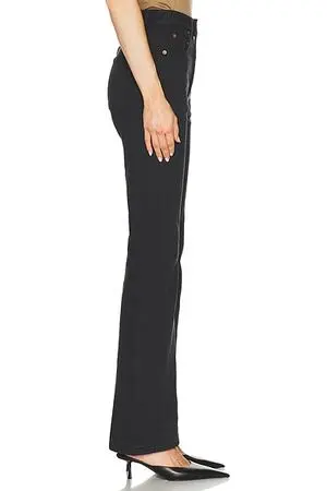 Saint Laurent 70's Flare Leg Jeans - Old Black