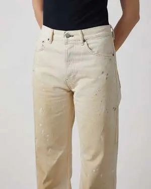 Acne Studios 2021f Daybreak Jeans - White