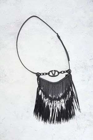 Valentino Garavani V Logo Moon Mini Hobo Bag