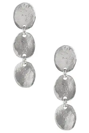CORALI Kombu Trio Dangle Earrings - Silver