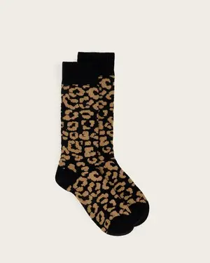 ALLSAINTS Leopard Print Socks