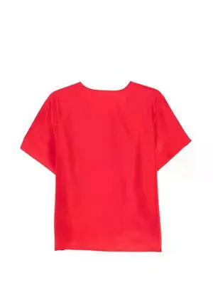 P.a.r.o.s.h Saxon Short-sleeve Blouse - Red