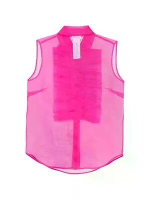 P.a.r.o.s.h Shake Ruffled Shirt - Pink