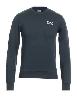 EA7 Cotton Blend Sweatshirt - Blue