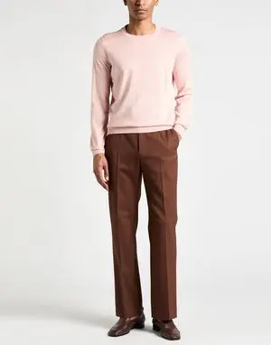 Brunello Cucinelli Light Cashmere, Silk, And Linen Sweater - Pink
