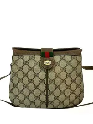 Gucci 20th Century Gg Supreme Web Crossbody Bag - Brown