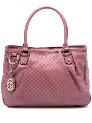 Gucci 2016-2026 Microguccissima Sukey Tote Bag - Pink