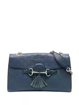 Gucci Medium Sima Emily Shoulder Bag - Blue