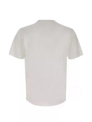 DIKTAT Crew-neck Side-slits T-shirt - White