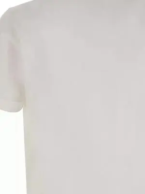 DIKTAT Crew-neck Side-slits T-shirt - White