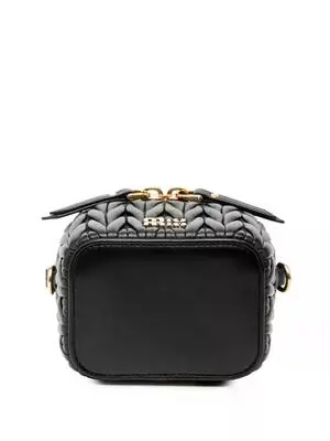 Miu Miu 2000-2010 Micro Matelasse Nappa Vanity Crossbody Bag