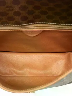 Celine 2014 Macadam Coated Canvas Crossbody Bag