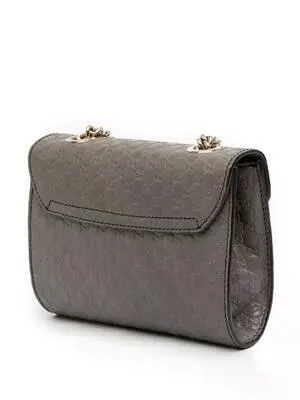 Gucci Mini Micro Guccissima Emily Crossbody Bag - Grey
