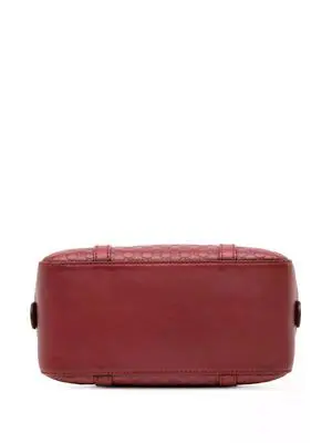 Gucci Small Microissima Bree Satchel - Red