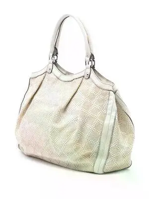 Gucci Diamante Raffia Sukey Tote Bag