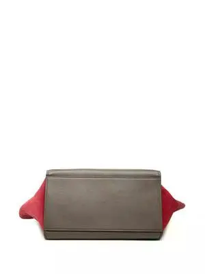 Celine 2014 Small Tricolor Leather Trapeze Satchel