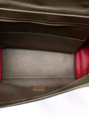 Celine 2014 Small Tricolor Leather Trapeze Satchel