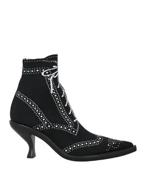 Thom Browne Ankle Boots Size Textile Fibers - Black