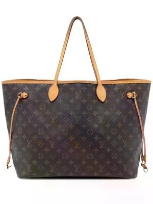 LOUIS VUITTON 2011 Monogram Neverfull Gm Tote Bag - Brown